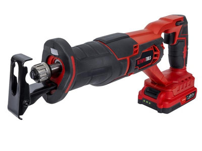 Olympia Power Tools X20S 20V Reciprocating Saw with Battery and Charger