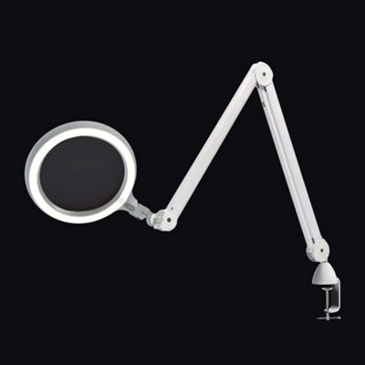 Omega 7 Professional LED Magnifying Lamp with 17.5 cm 3D Lens and 4 ...