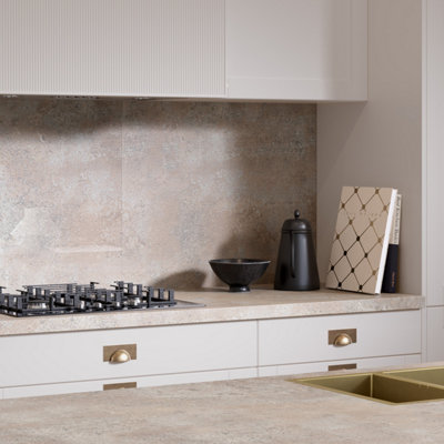 Omega Modern Caldeira Square Edge Laminate Kitchen Splashback - 3000 x ...