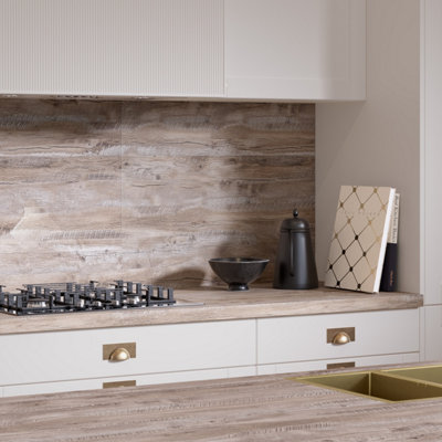 Omega Modern Croxdale Plank Square Edge Laminate Kitchen Splashback ...