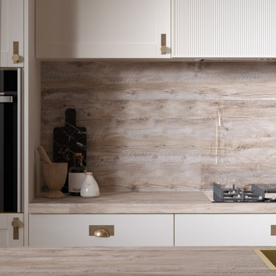 Omega Modern Croxdale Plank Square Edge Laminate Kitchen Worktop - 3000 ...