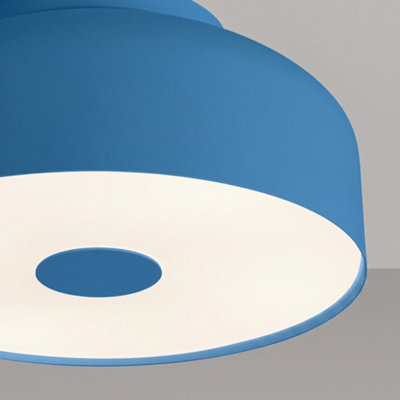 OMIQ steel/PVC light blue 4 Lights modern Ceiling lamps