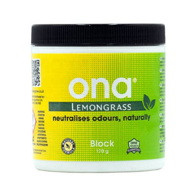 ONA Block lemon grass Fragrance - Odour Eliminator, Neutralise Odours ...