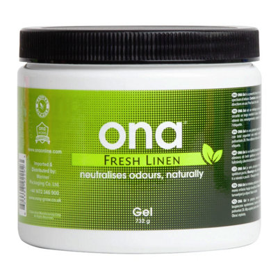 ONA ODOUR NEUTRALISER ELIMINATOR GEL FRESH LINEN 732G