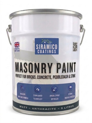 One Coat All in One Masonry Paint with Primer & Sealer - 5 Litres ...