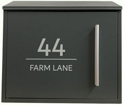 One of a kind design UK Personalized Contemporary Post Box, Letter Box ...