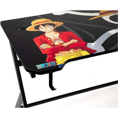 One Piece Gaming Desk - Luffy Pirate Flag Design