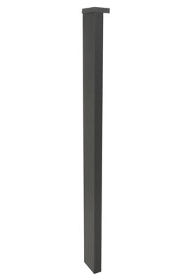 One Sided Cover - Post Extender - Black - Eight Feet Extension