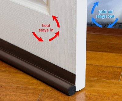 One Sided Door Draft Excluder Self-Adhesive Tape Draught Insulator ...