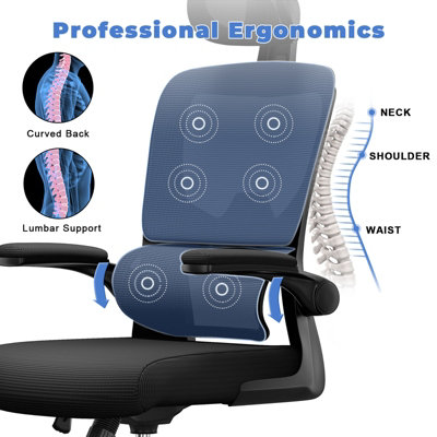 Onemill Ergonomic Desk Chair Swivel Computer Chair with Rocking ...
