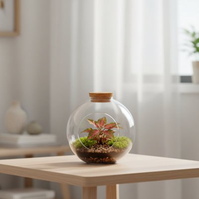 Opm Terrarium Juno Pot size 12.5 Cm Transport height 20 plant Indoor ...