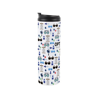 Optician Travel Mug - Novelty Trades Gift Stainless Steel Vacuum-Sealed ...