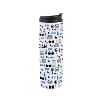 Optician Travel Mug - Novelty Trades Gift Stainless Steel Vacuum-Sealed ...