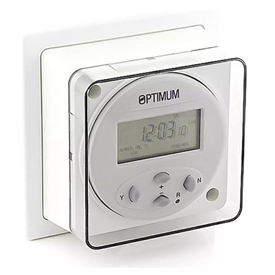 Optimum Digital Socket Box Timer 24 Hour 7 Day General Switch Single ...