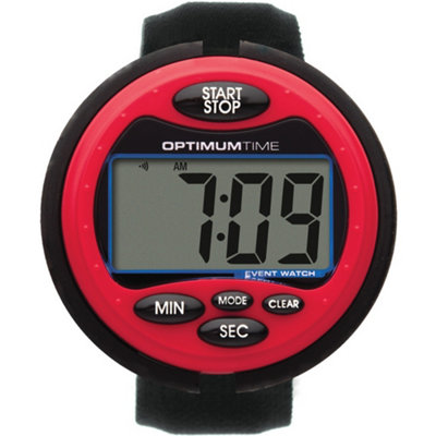 Optimum Time Ultimate Event Watch Red (One Size)
