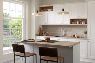 Options Plus Gardenia Postformed Laminate Kitchen Worktop - 3000mm x ...