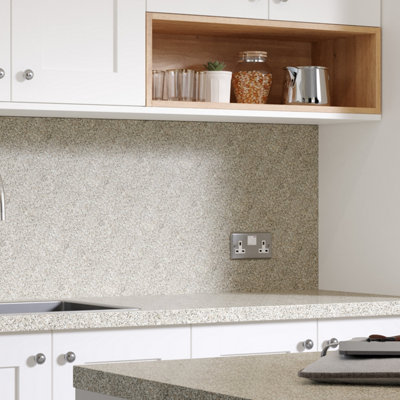 Options Plus Granite Beige Postformed Laminate Kitchen Worktop - 3000mm ...