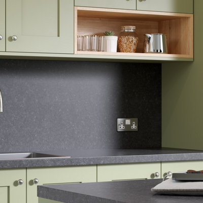Options Plus Lima Postformed Laminate Kitchen Worktop - 3000mm x 600mm ...
