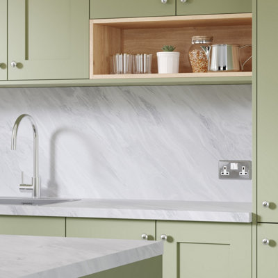 Options Plus Sirocco Marble Postformed Laminate Kitchen Worktop ...