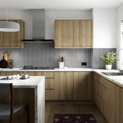 Options Turin Marble Extramatt Laminate Worktop - 4100mm x 600mm x 38mm