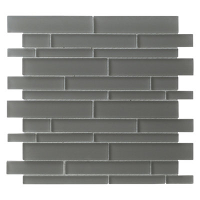 Opulence Smoke Grey Mosaic Tile - House of Mosaics