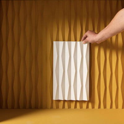 Orac Decor Acoustic 3d Wall Panel W112 Ridge 2 Pack