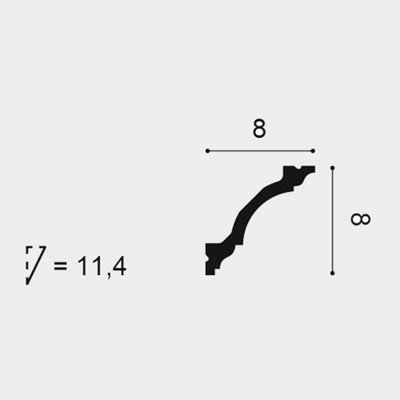 Orac Decor C213F Flexible Premium Coving Moulding 2 Pack | DIY at B&Q