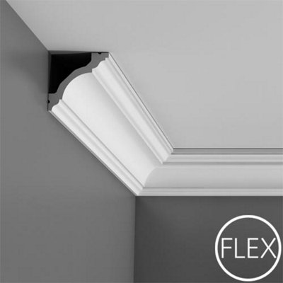 Orac Decor C213F Flexible Premium Coving Moulding 2 Pack | DIY at B&Q