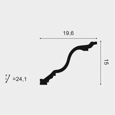 Orac Decor C334 Premium Coving Moulding 2 Pack - 4 Metres