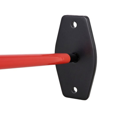 ORANGE 2X Heavy Duty Storage Hooks Wall Mounted Ladder Garage Bike ...