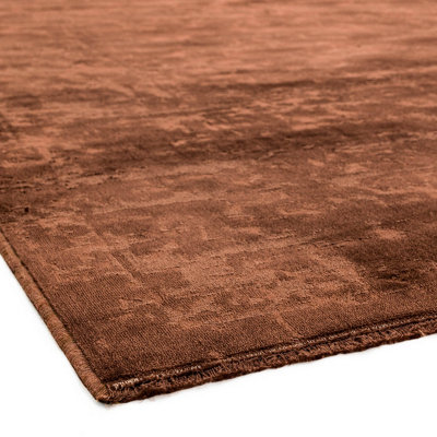 Orange Abstract Luxurious Modern Rug Easy to clean Living Room and ...