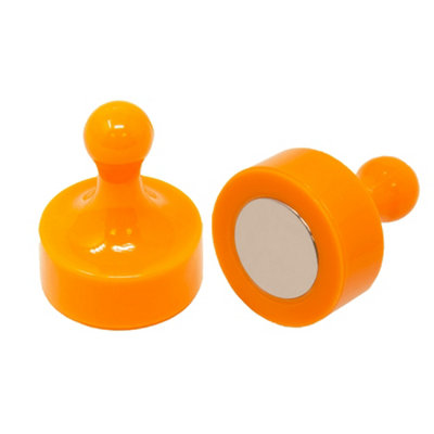 Orange Jumbo Skittle Magnets for Fridge, Office, Whiteboard ...