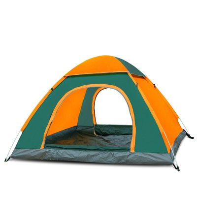 Orange Portable Pop Up Waterproof Camping Tent Suitable for 2 3 people
