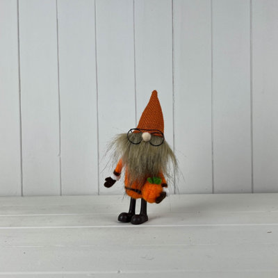 Orange Wool Autumn Gonk with Pumpkin | DIY at B&Q
