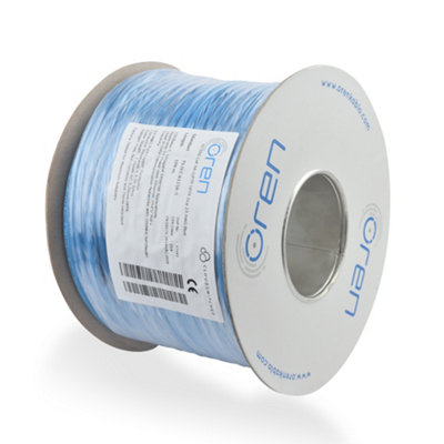 Oren CAT6A 100m Ethernet Cable - 23 AWG Pure Copper Wire - 500 MHz ...