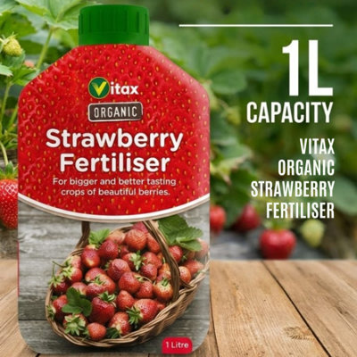 Organic Liquid Strawberry Fertiliser 1L High Potash Feed for Soft Fruit ...