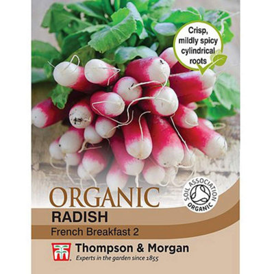 Buy Organic Radish French Breakfast 2 1 Seed Packet at B&Q
