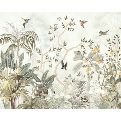 Origin Murals Lemon Tree Forest - Natural Sage Matt Smooth Paste the ...