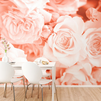 Origin Murals Peach Petals Matt Smooth Paste the Wall Mural 300cm wide ...