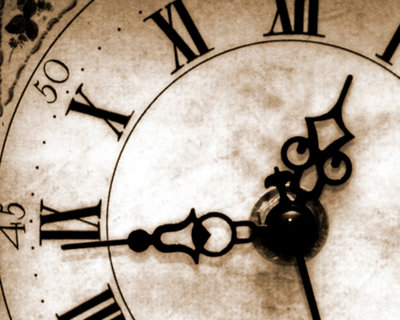 Origin Murals Sepia Clock Face Matt Smooth Paste the Wall Mural 300cm ...