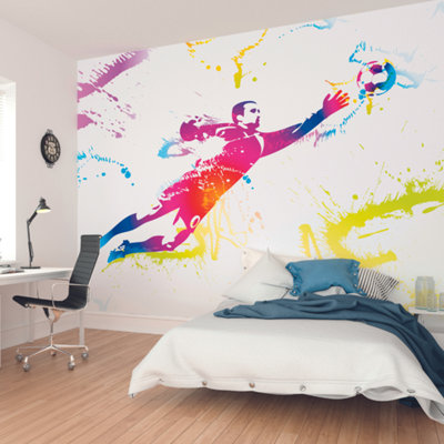 Origin Murals Sports Football Goalkeeper Matt Smooth Paste the Wall ...