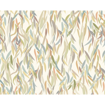 Origin Murals Willow Leaves - Natural Stone Matt Smooth Paste the Wall ...