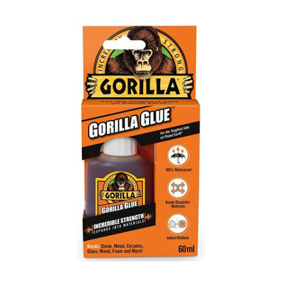 Original Gorilla Glue 60ml - 10 Pack - Strong, Waterproof Adhesive for ...