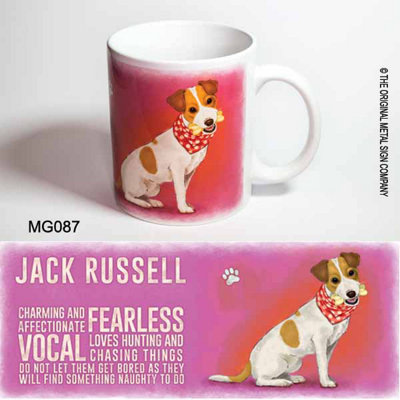 Original Metal Sign Co Mug Jack Russell | DIY at B&Q