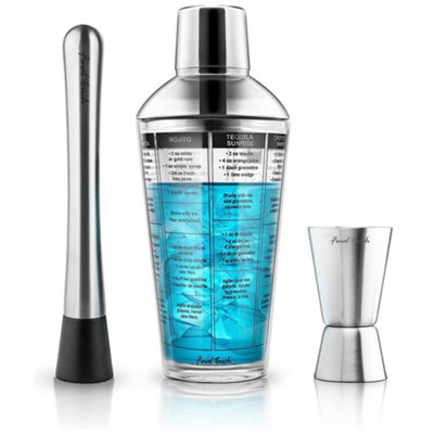 Original Products Final Touch 3 Piece Bar Tools Set - Recipe Cocktail ...