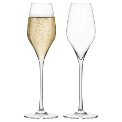 Original Products Final Touch Pack of 4 Lead-free Crystal Champagne ...