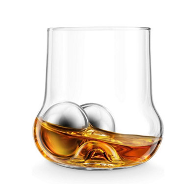Original Products Final Touch Rock Roller Whiskey Glass & Ice Chillings ...