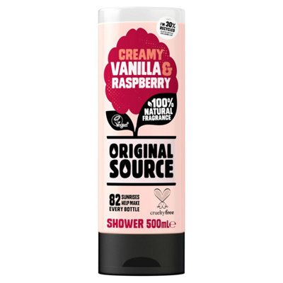 Original Source Creamy Vanilla & Raspberry Shower Gel 500ml