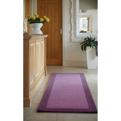 Origins Borders Mauve Rug 67 X 200