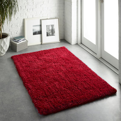 Origins Chicago Red Rug 160 X 230 | DIY at B&Q